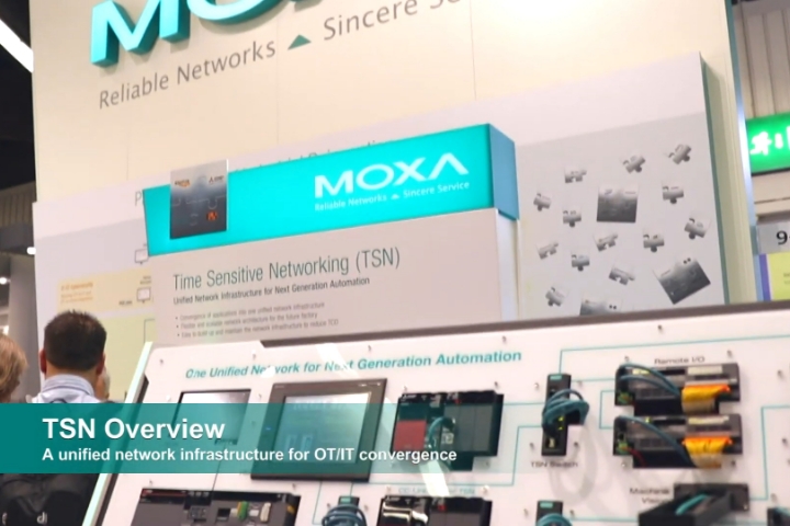 Moxa Showcases Real TSN Applications Together With Partners at SPS 2019