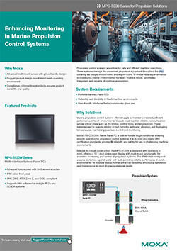 Enhancing Monitoring in Marine Propulsion Control Systems | Moxa